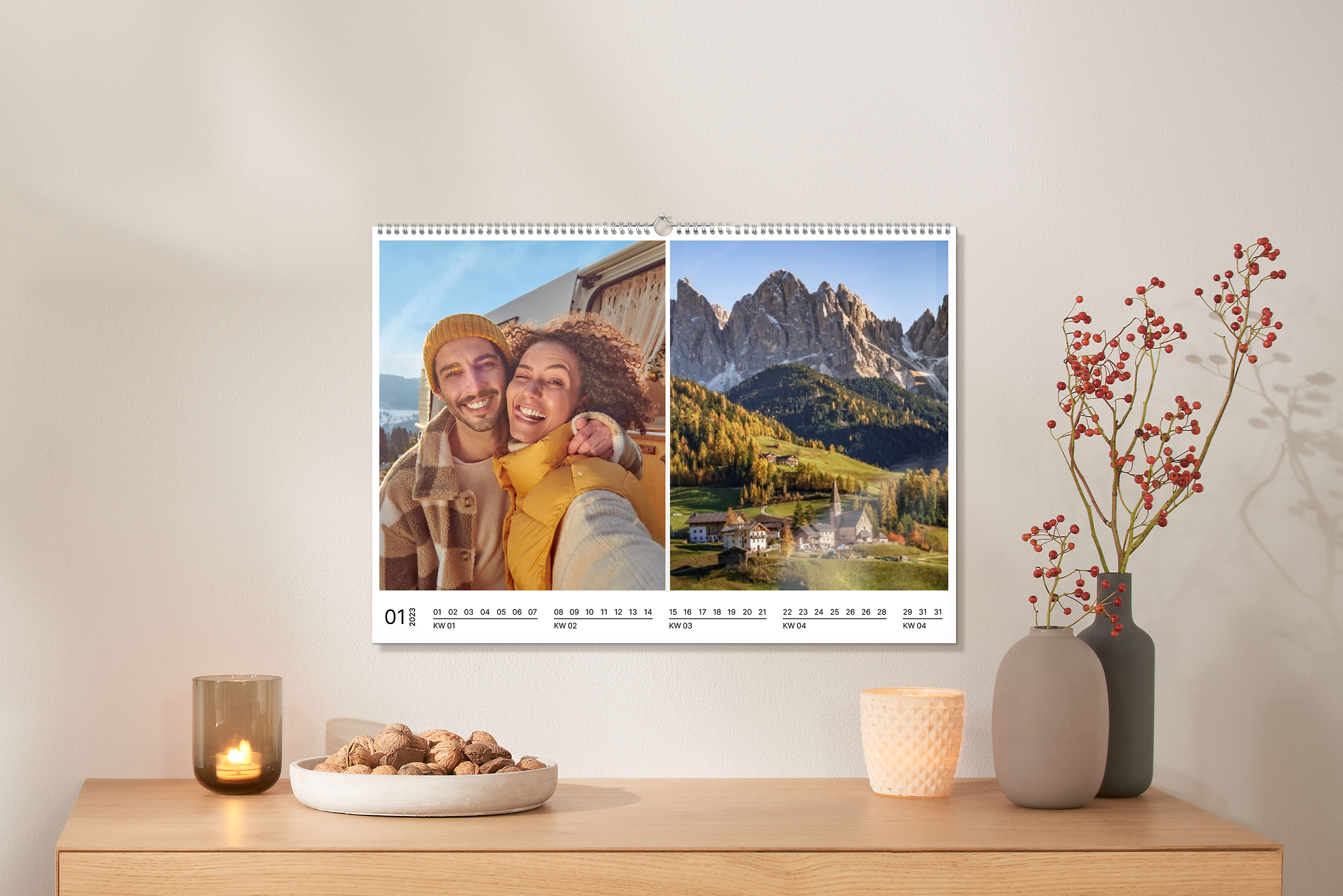Wandkalender 2023 A2 Querformat